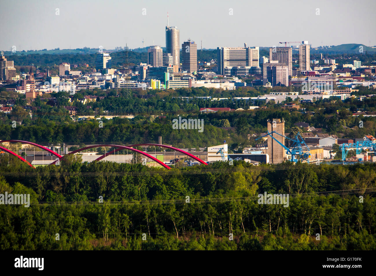 With rathaus essen and rwe turm hi-res stock photography and images - Alamy