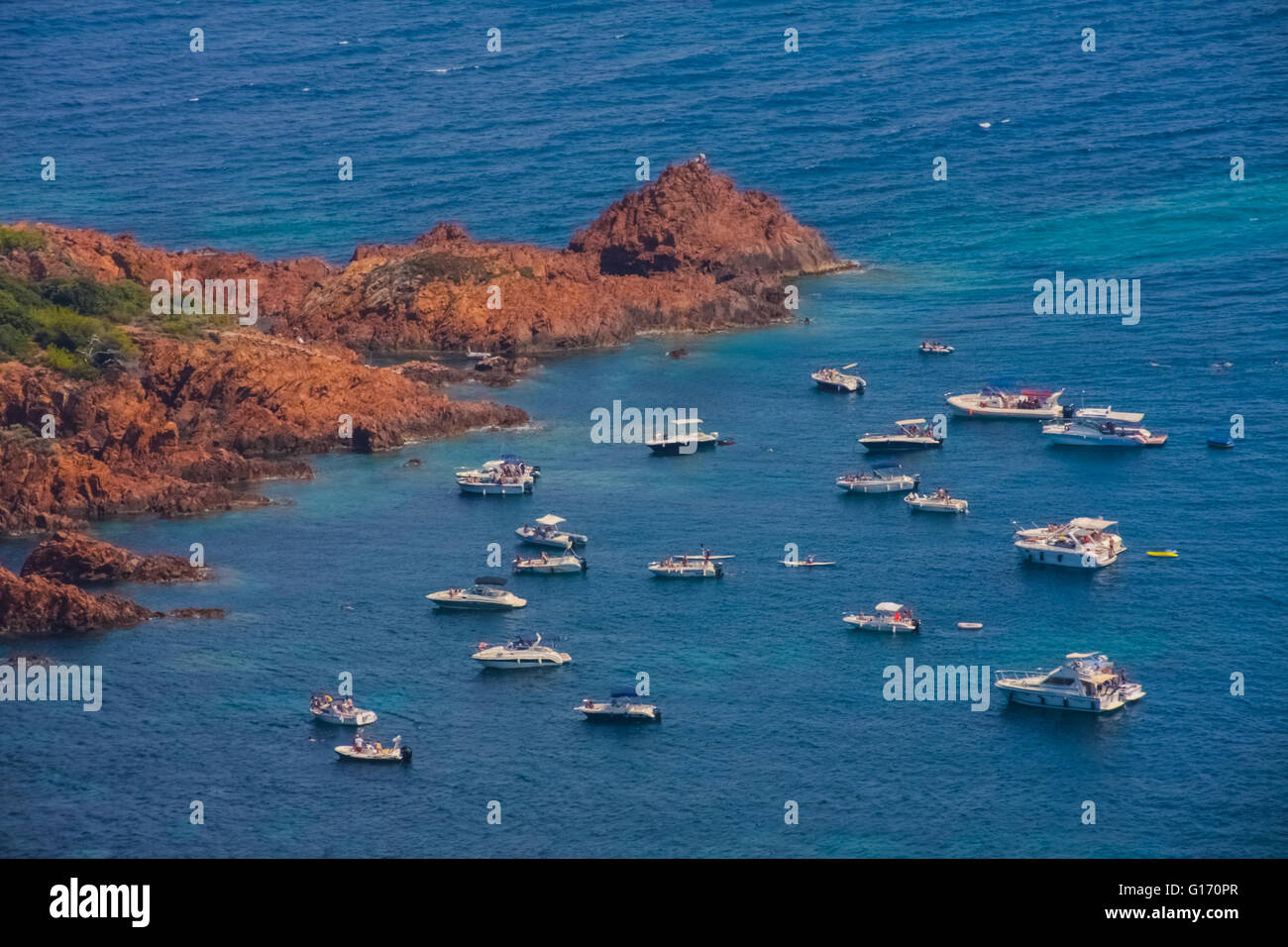 Boats french riviera hi-res stock photography and images - Alamy
