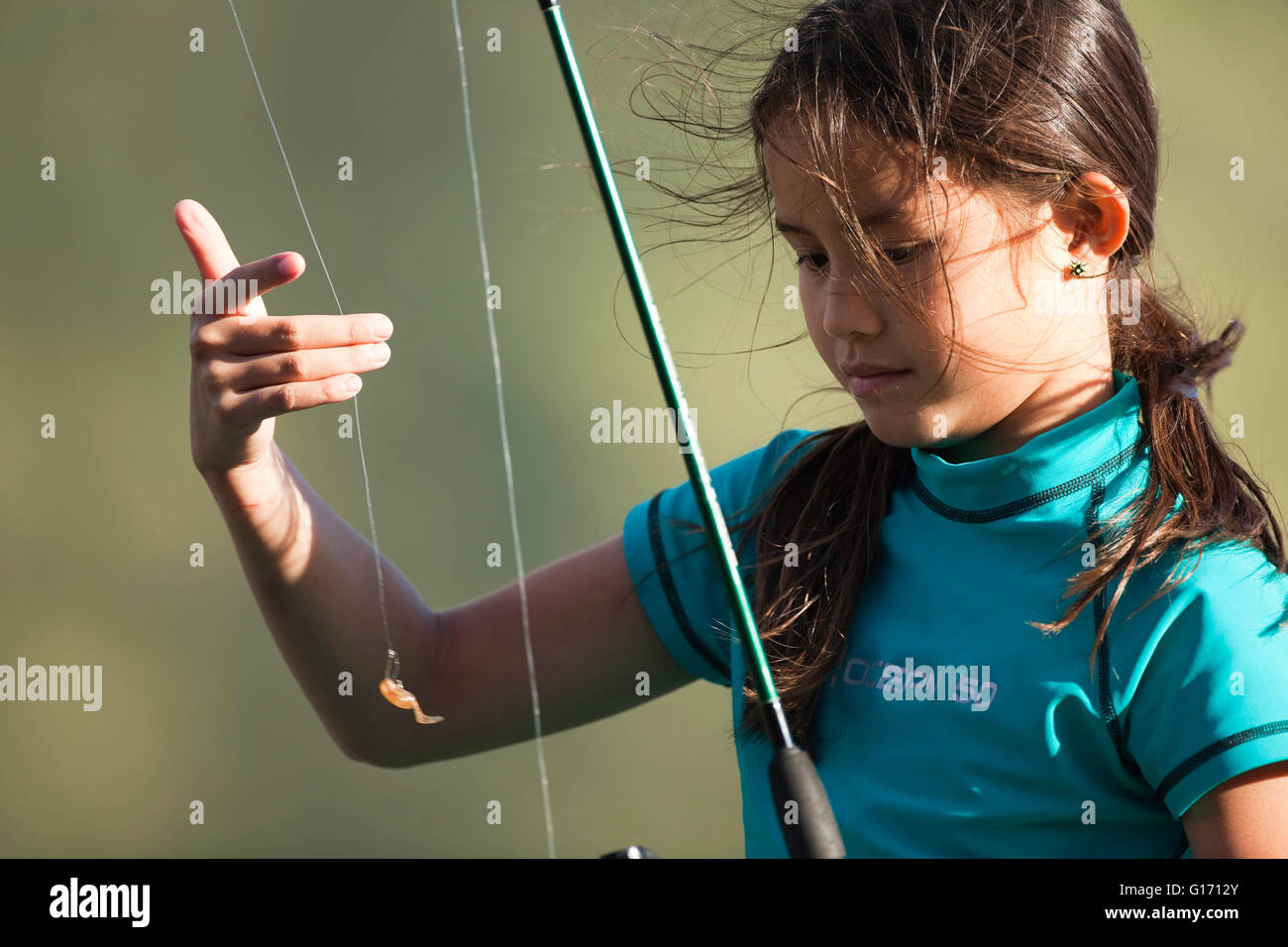Hawaii children fishing hi-res stock photography and images - Alamy