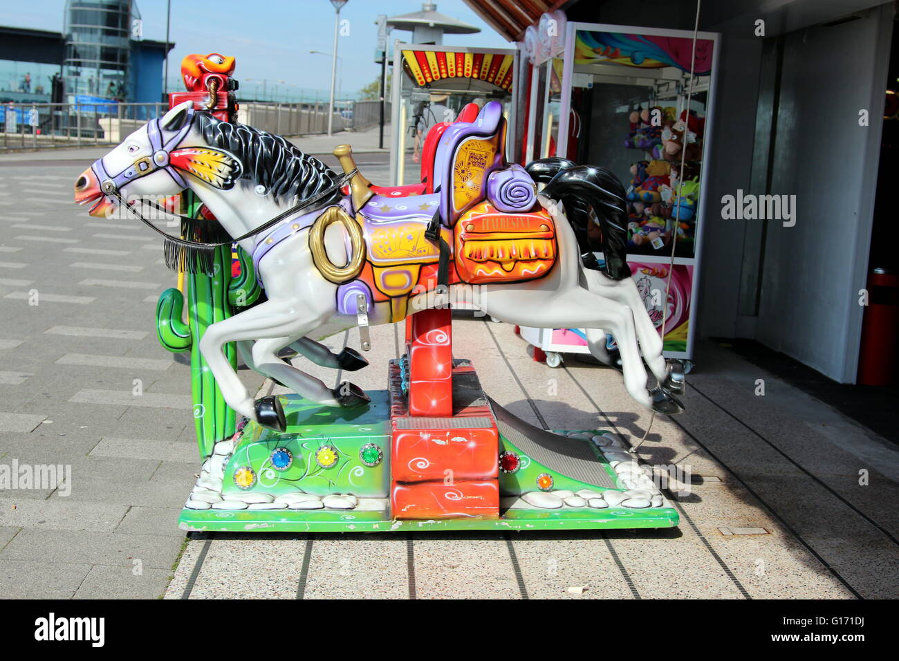 Coin slot ride hi-res stock photography and images - Alamy
