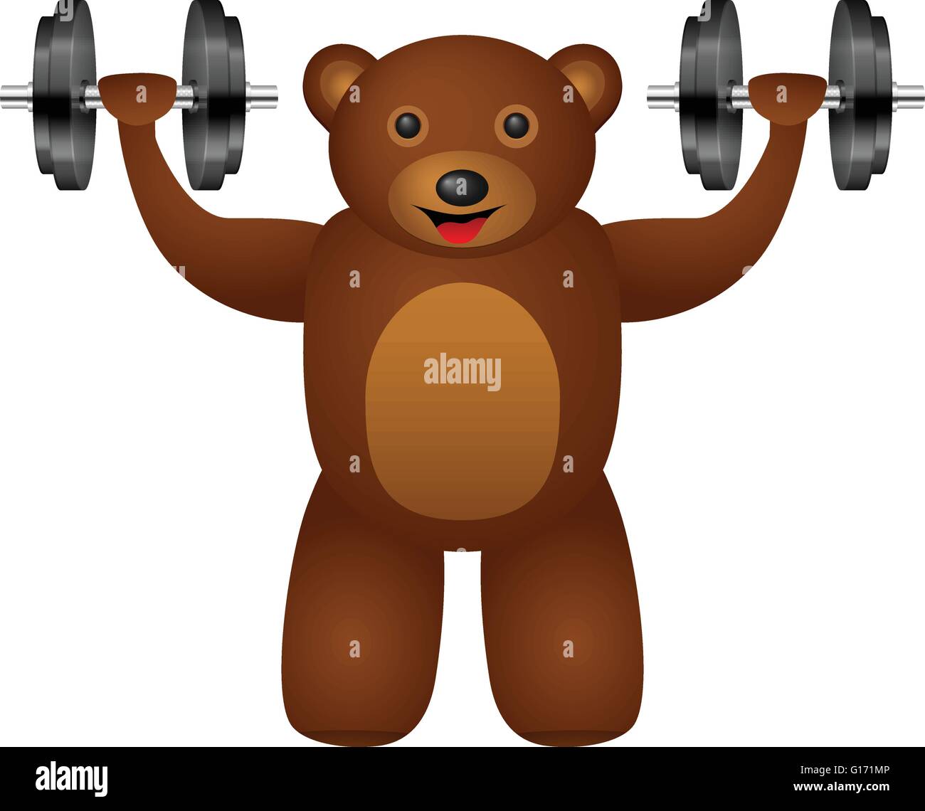 Cute dumbbell vector vectors hi-res stock photography and images - Alamy
