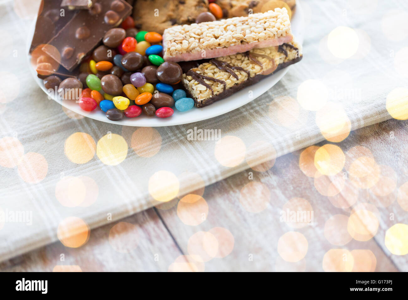 Junk food candies cookies hi-res stock photography and images - Alamy