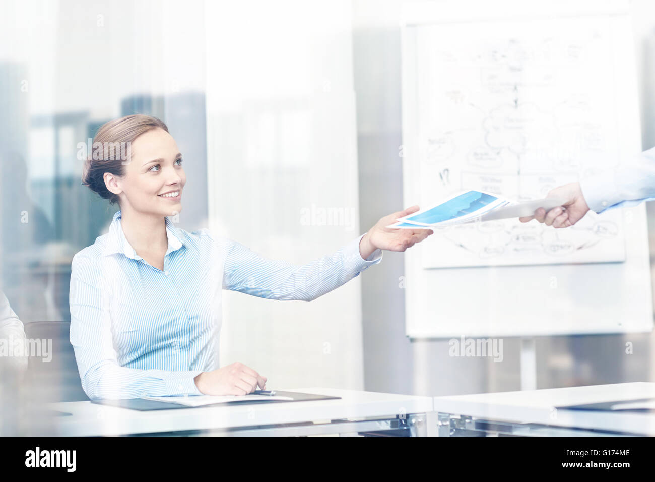 Taking to someone hi-res stock photography and images - Alamy
