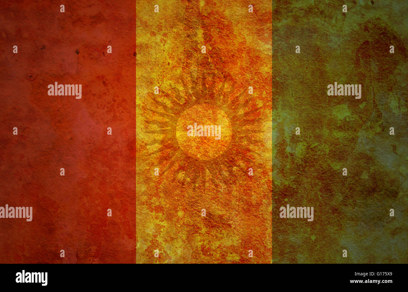 old vintage flag of one of administrative divisions of argentina called ...