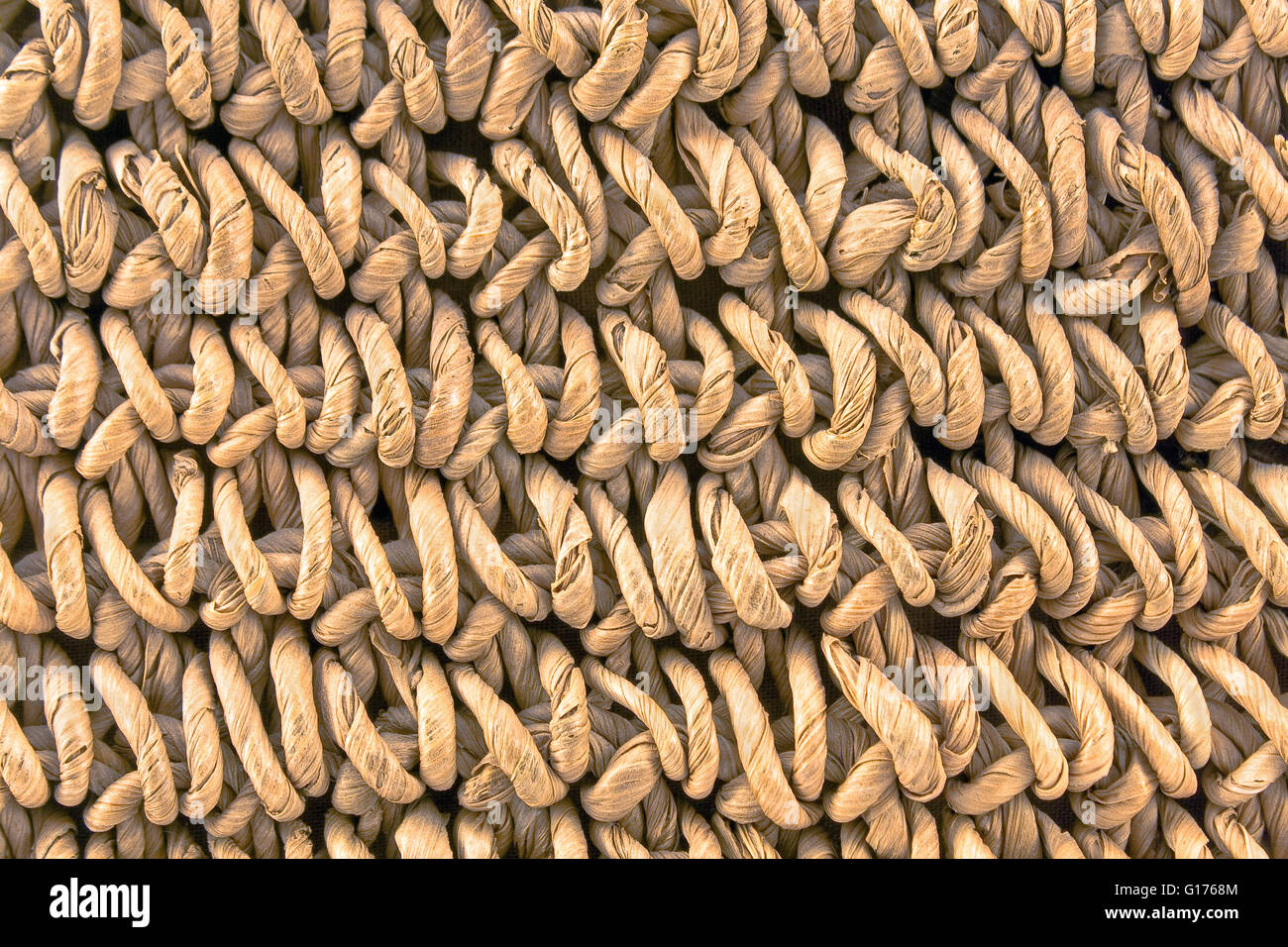 Woven straw pattern texture Stock Photo - Alamy