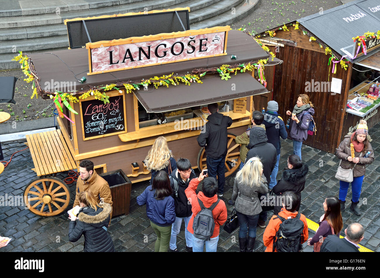 Prague food market hi-res stock photography and images - Alamy