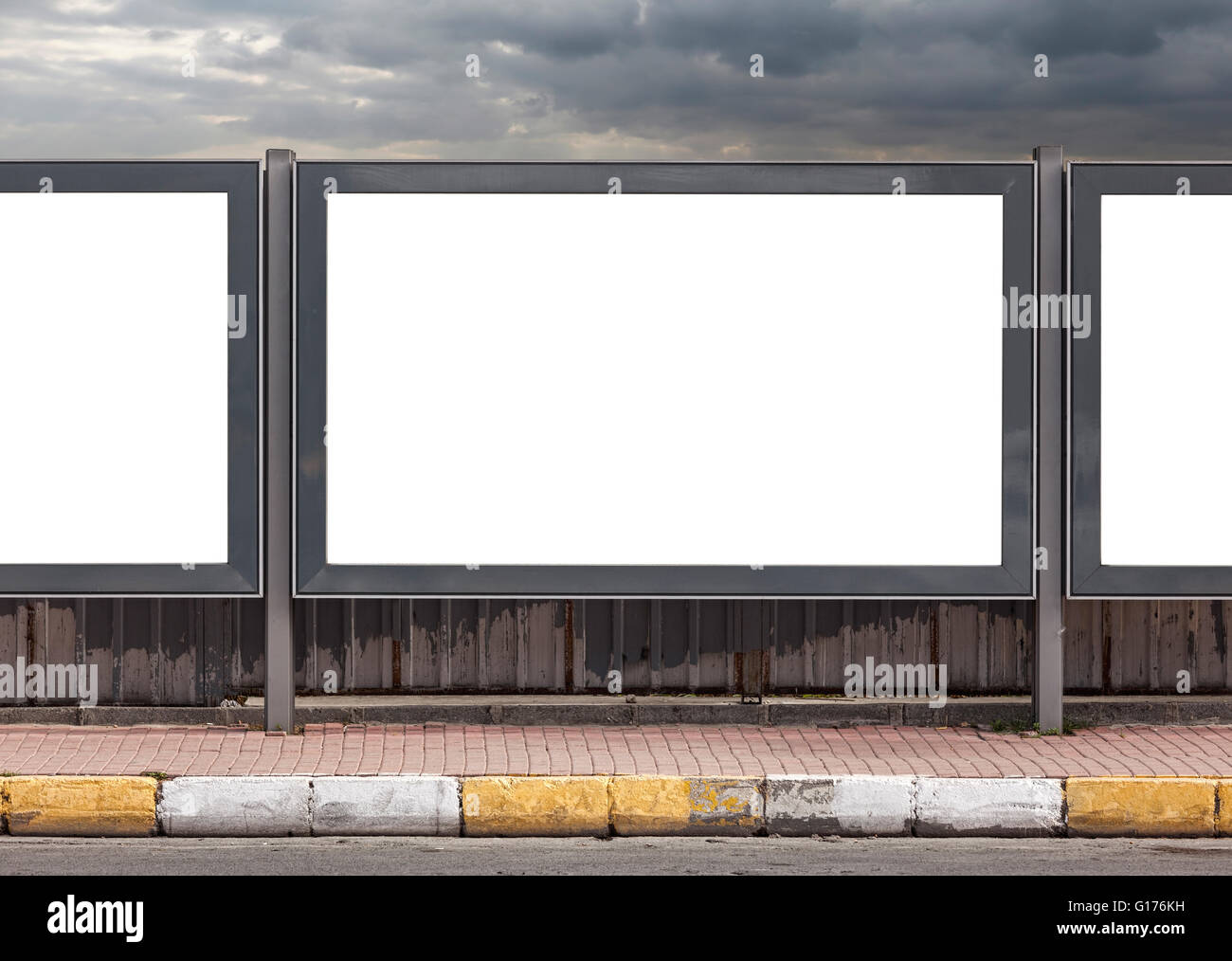 Blank outdoor - billboard Stock Photo - Alamy