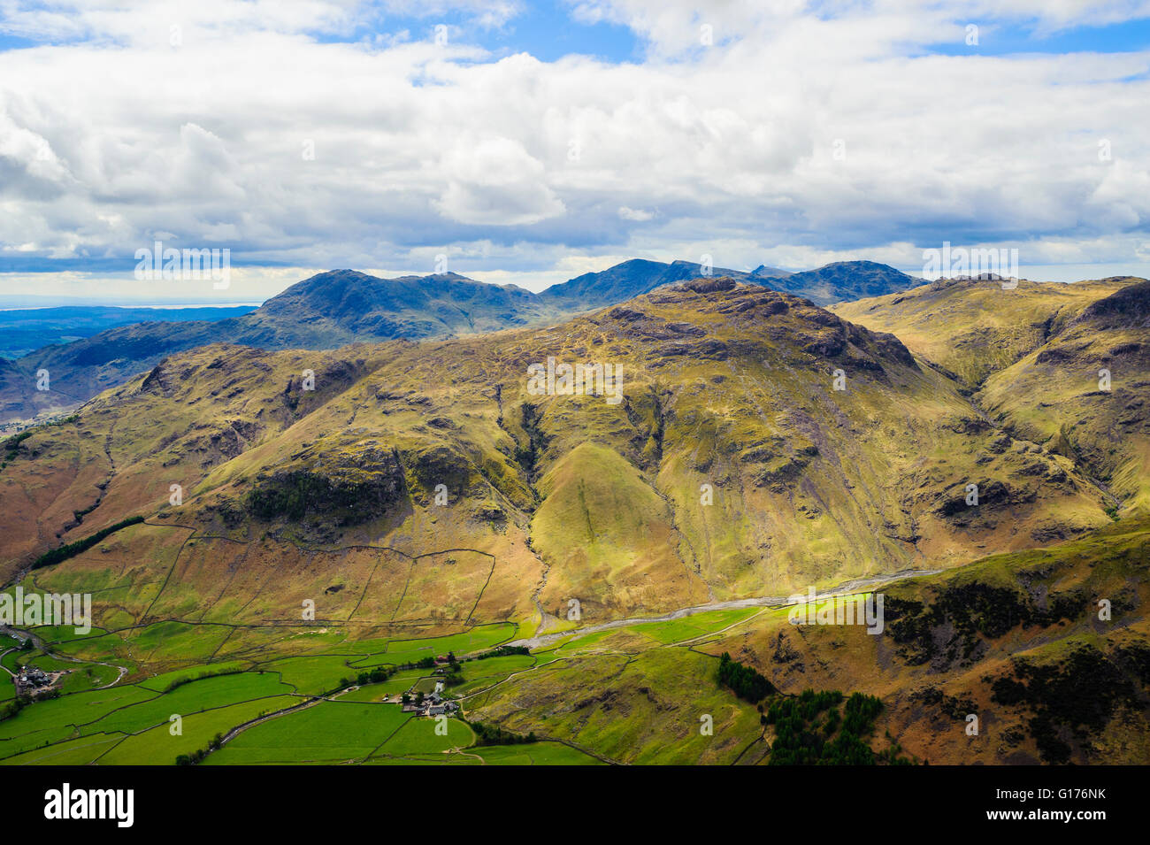 Langdale pikes langdale valley lake hi-res stock photography and images ...