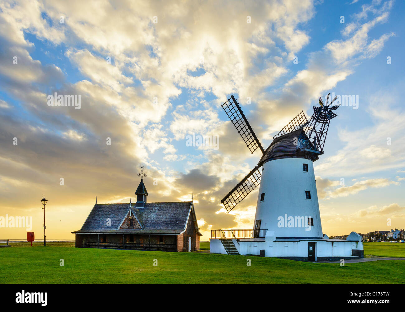 The Windmill and Old Lytham Lifeboat House iconic landmarks on the ...