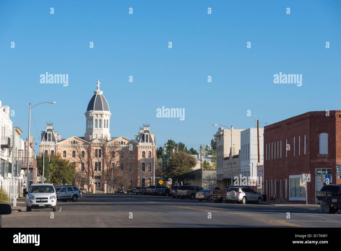 Downtown Marfa, Texas Stock Photo - Alamy