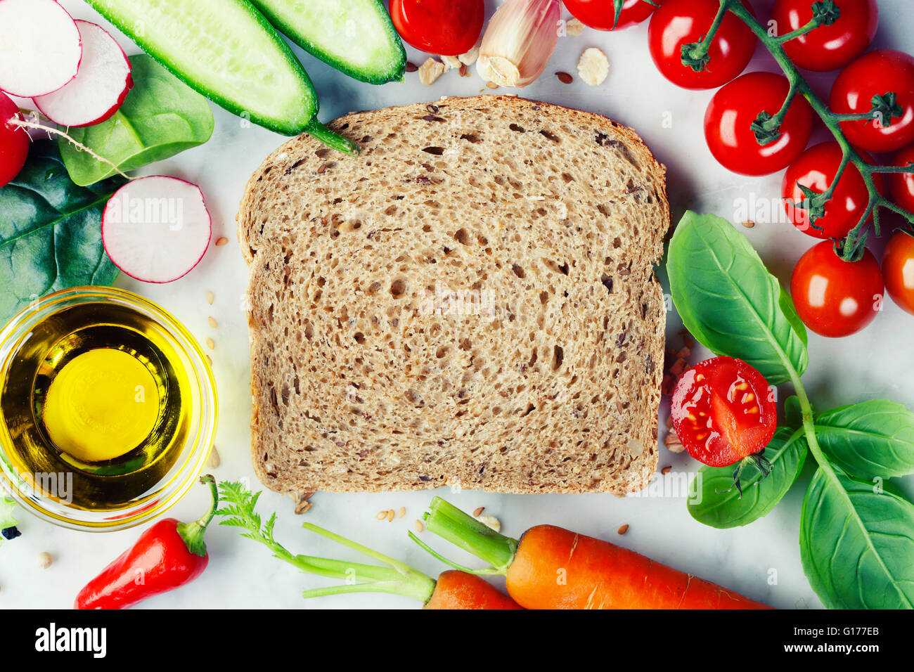 Healthy bread selection hi-res stock photography and images - Alamy