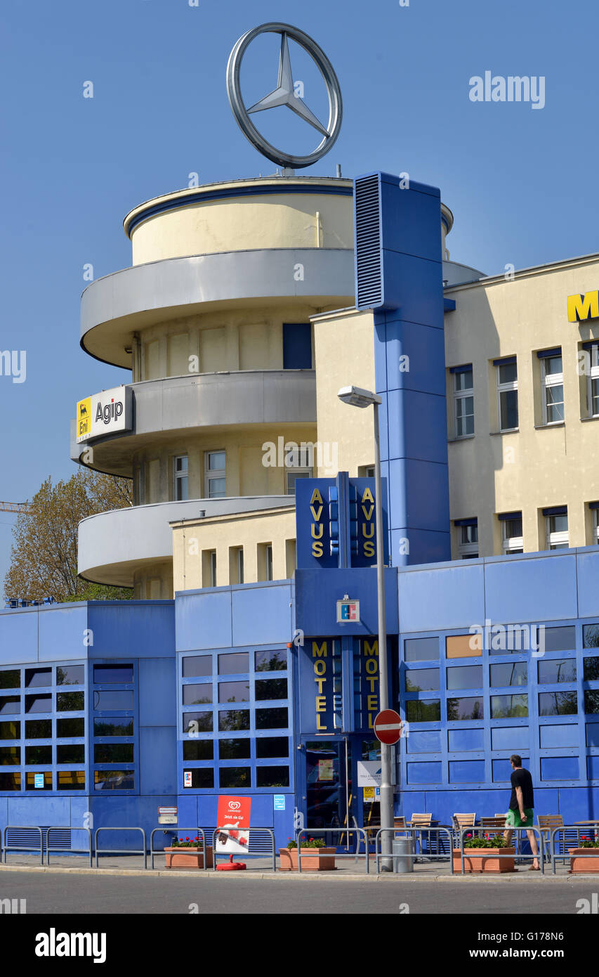 AVUS-Motel, Charlottenburg, Berlin, Deutschland Stock Photo - Alamy