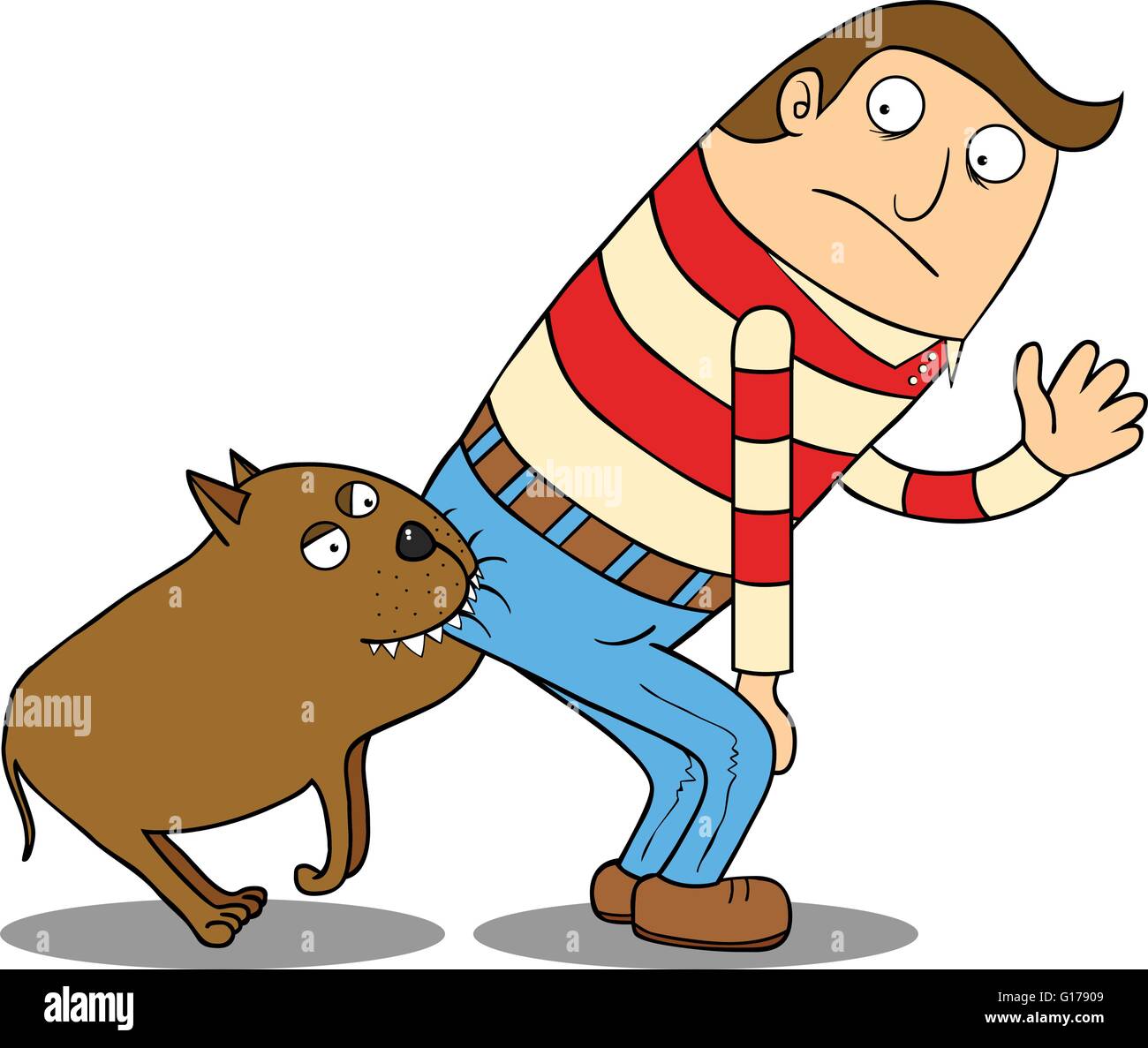 Beware of dog Stock Vector Image & Art - Alamy