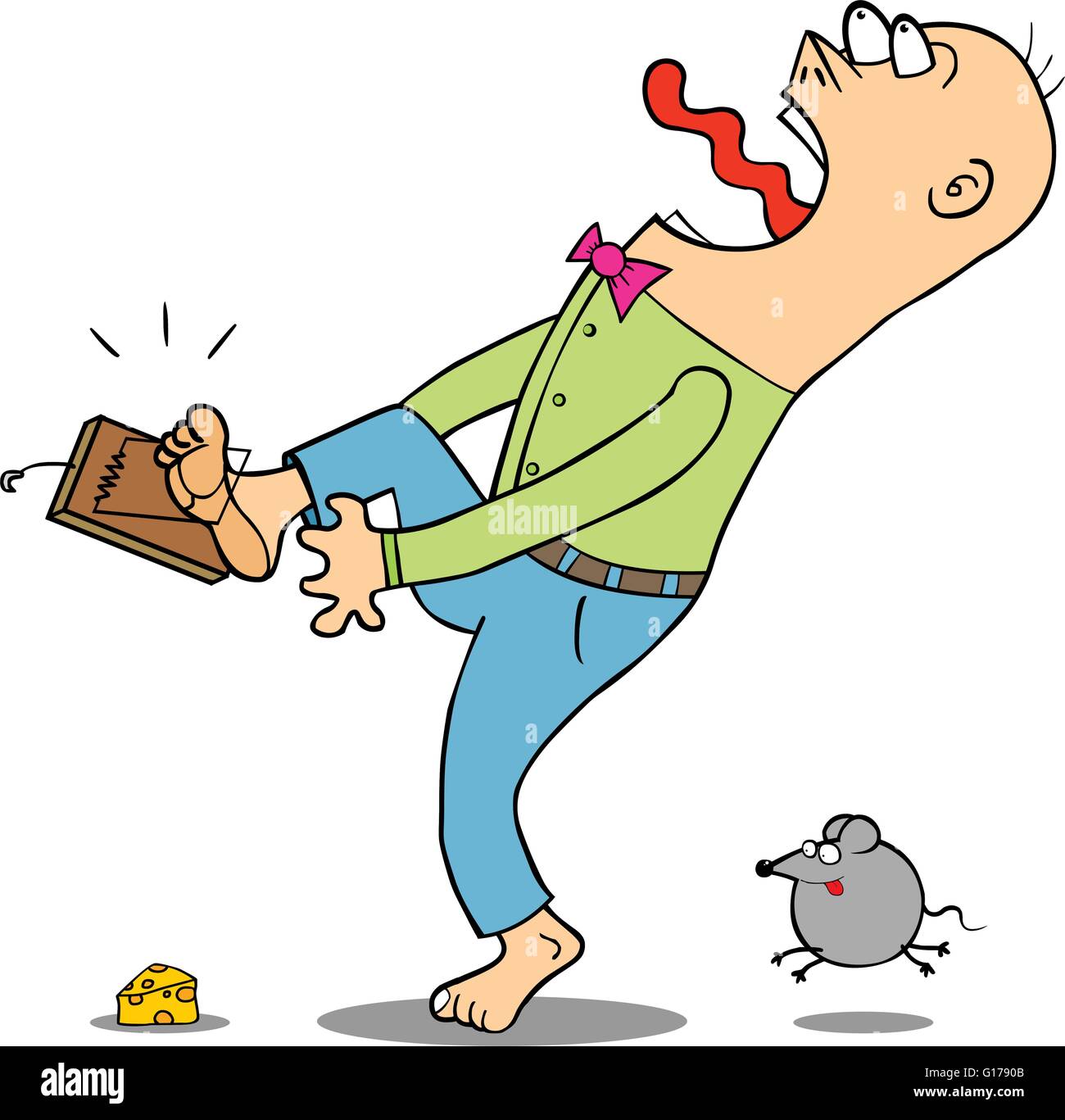 Beware of rat trap Stock Vector Image & Art - Alamy