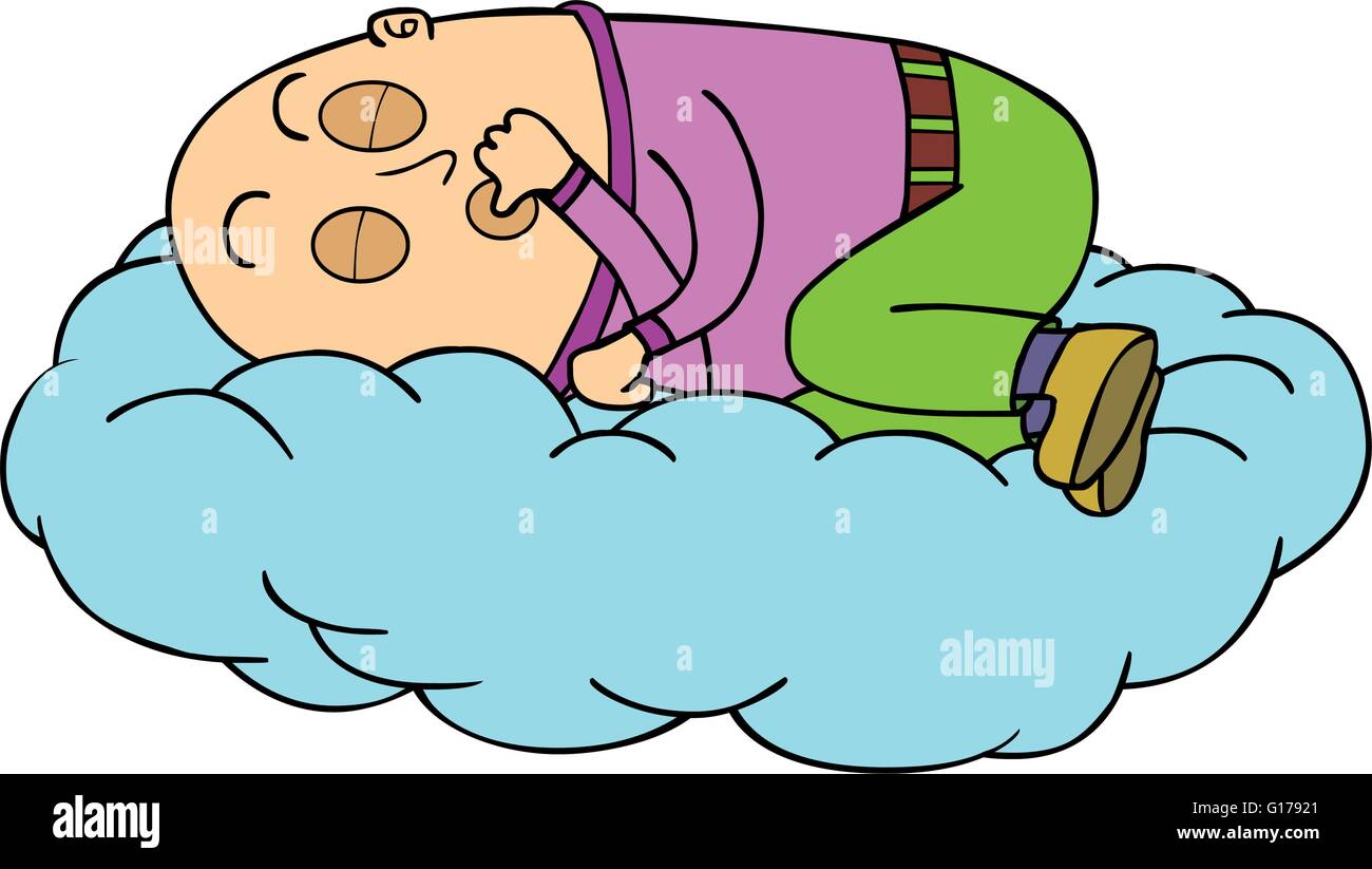 Sleeping one person Stock Vector Images - Alamy