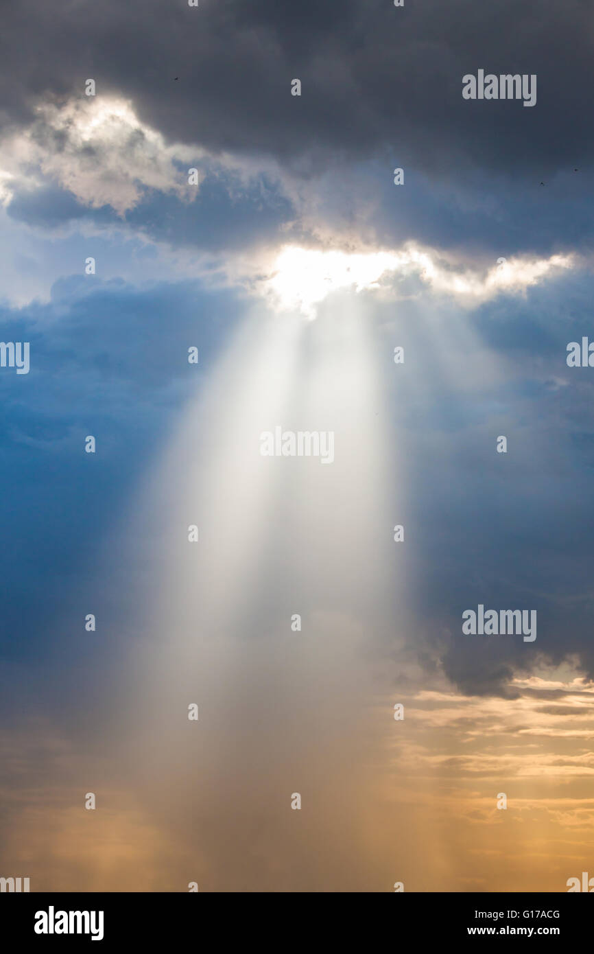 Sun Through Rain Clouds