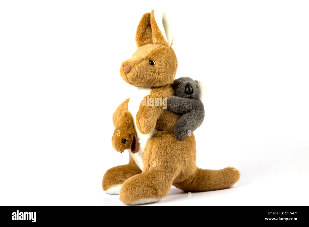 Soft plush toy isolated on white background Stock Photo - Alamy
