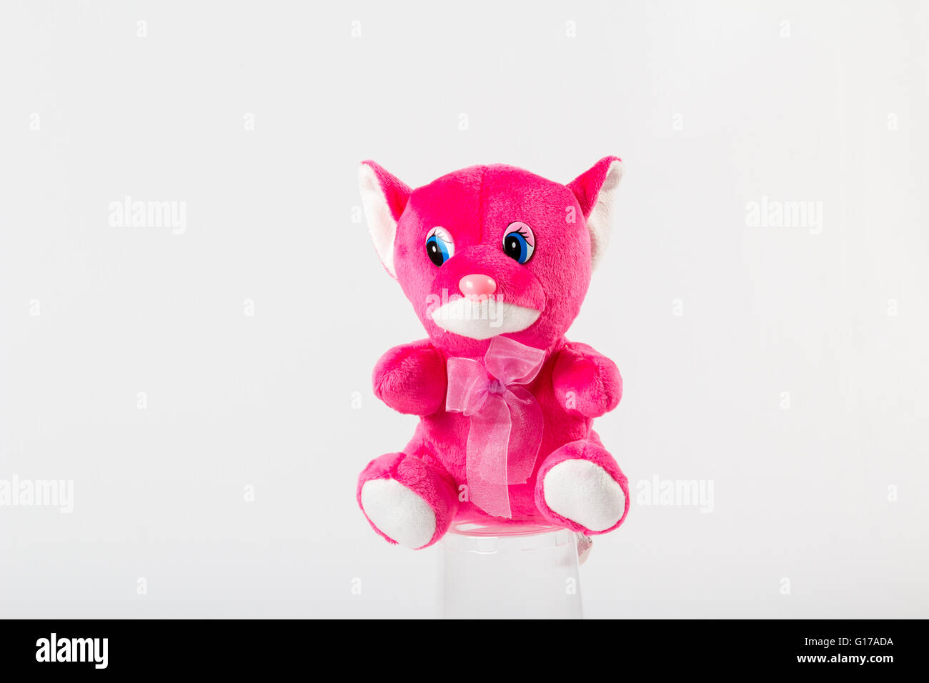 Soft plush toy isolated on white background Stock Photo - Alamy