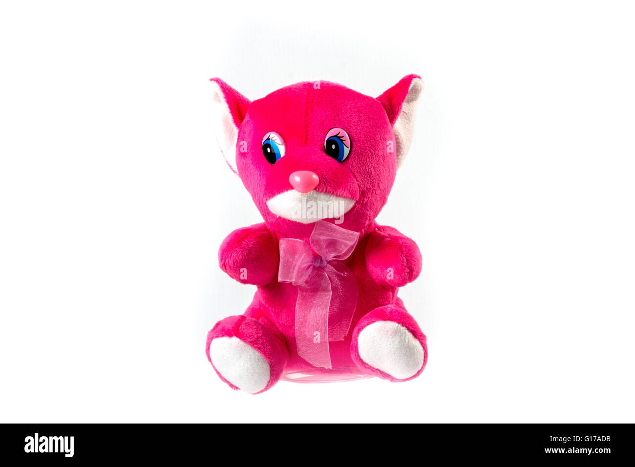 Soft plush toy isolated on white background Stock Photo - Alamy