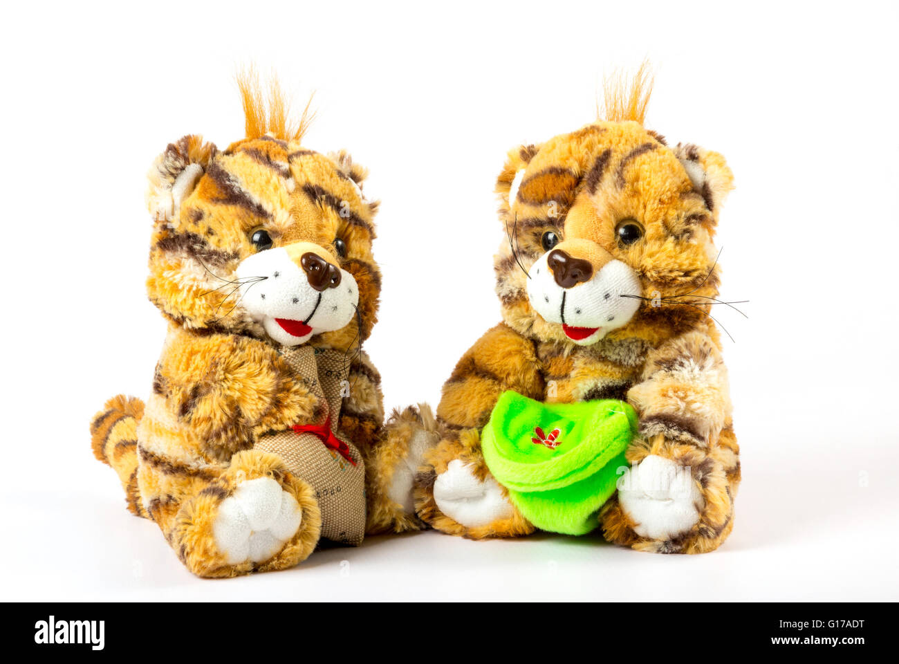 Soft plush toy isolated on white background Stock Photo - Alamy