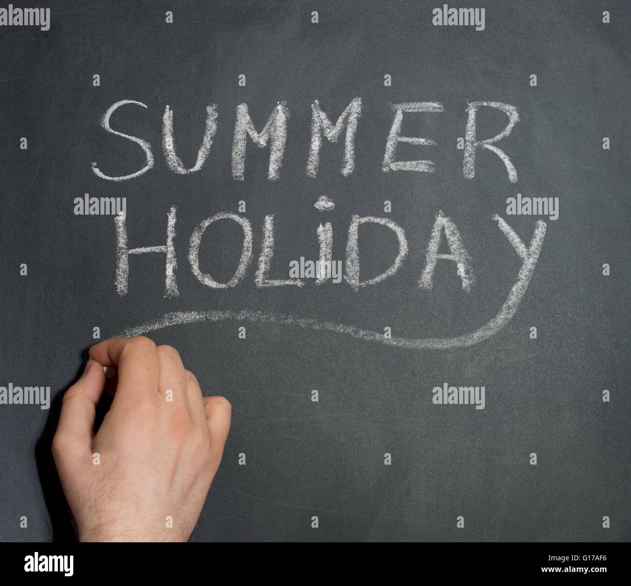 Hand writing sign holidays hi-res stock photography and images - Alamy