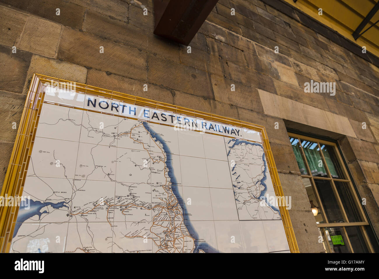 Yorkshire railway map hi-res stock photography and images - Alamy