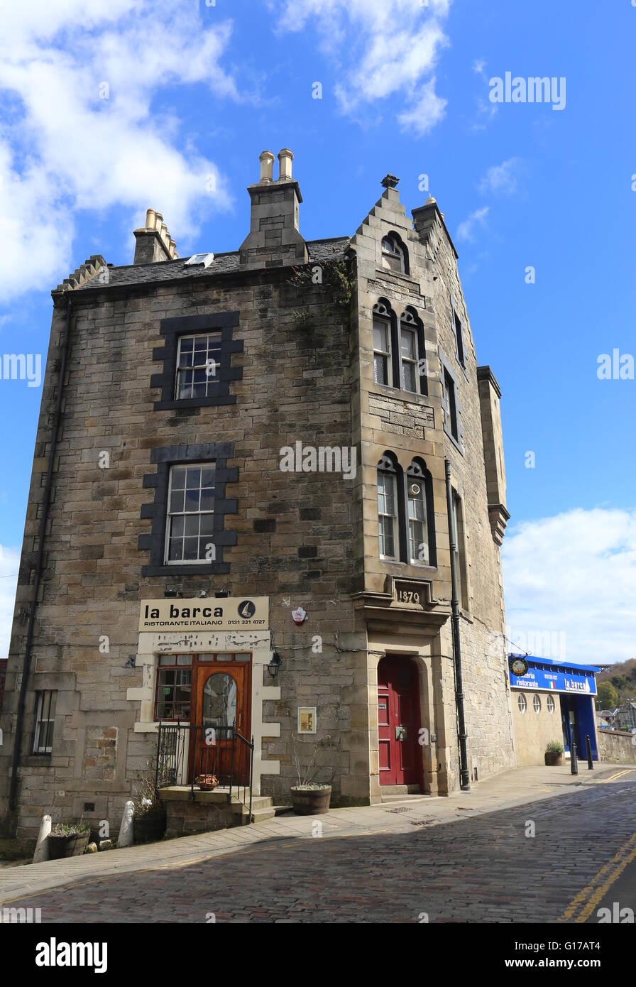 Exterior of La Barca Italian Restaurant South Queensferry Scotland ...