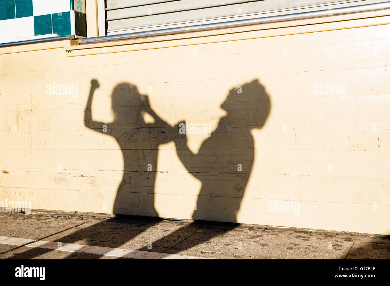 Woman dancing shadow hi-res stock photography and images - Alamy