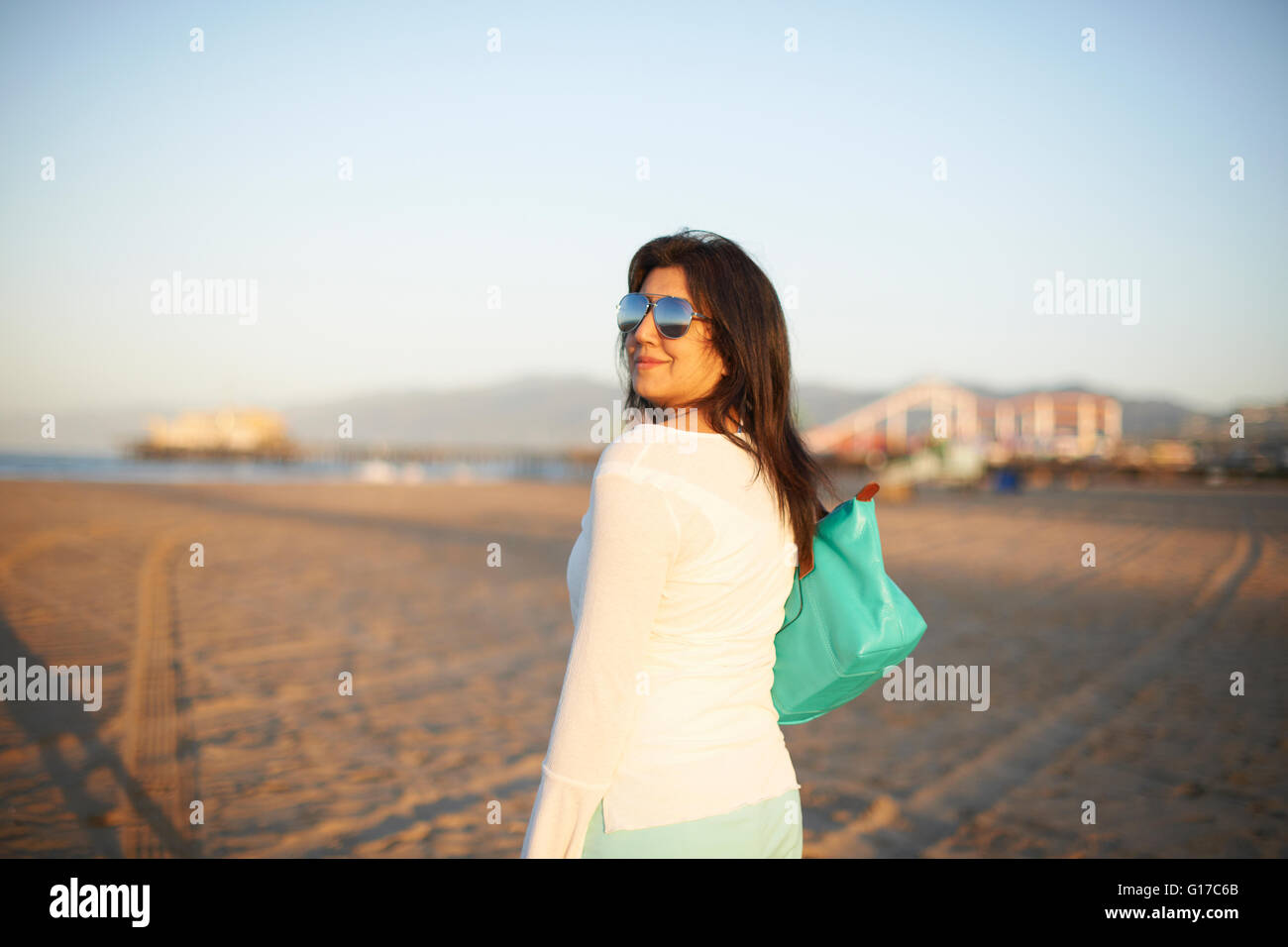 Back on the beach monica beach hi-res stock photography and images - Alamy