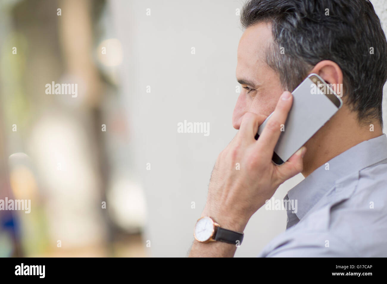 Telephone side view hi-res stock photography and images - Alamy