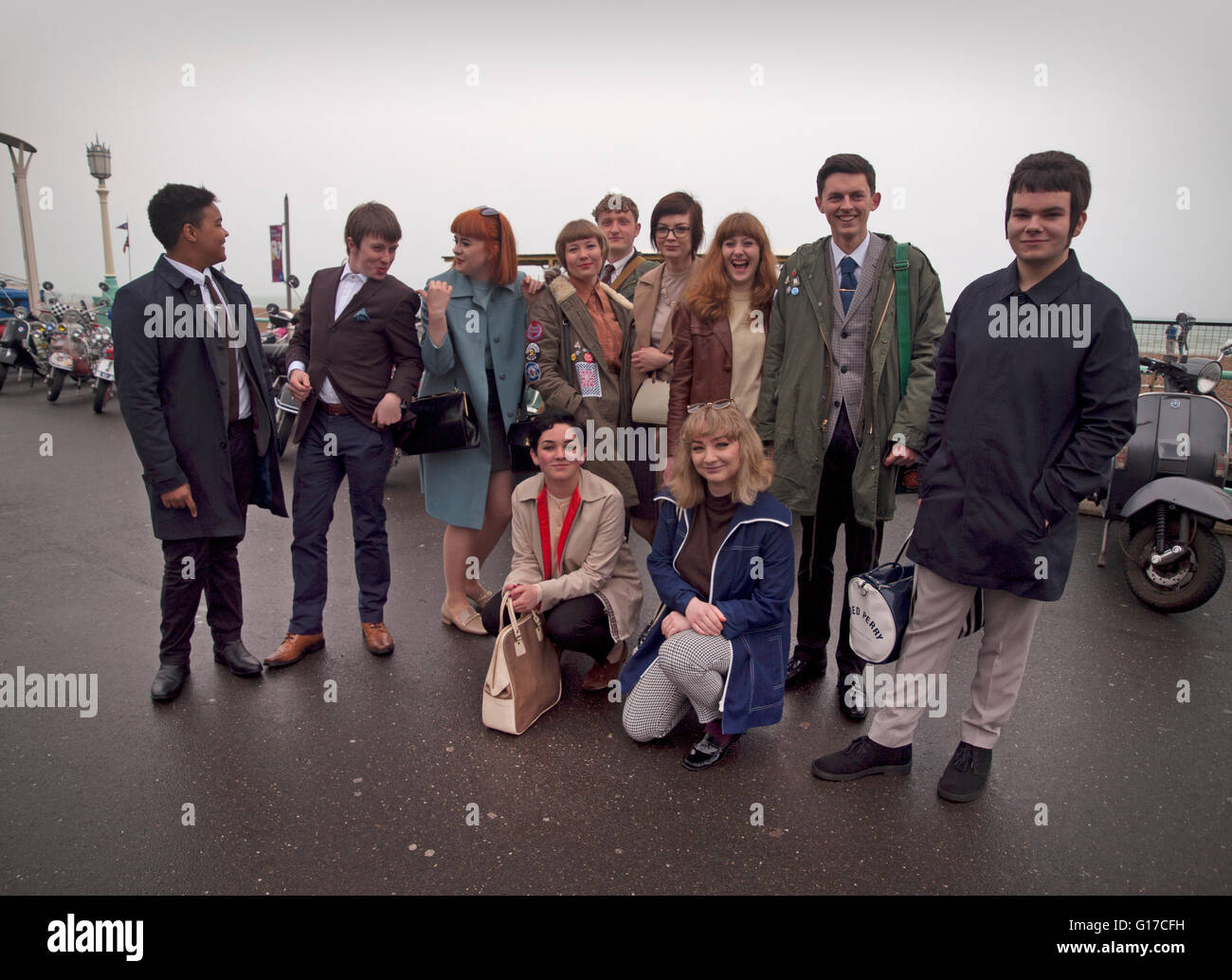 Mods brighton hi-res stock photography and images - Alamy
