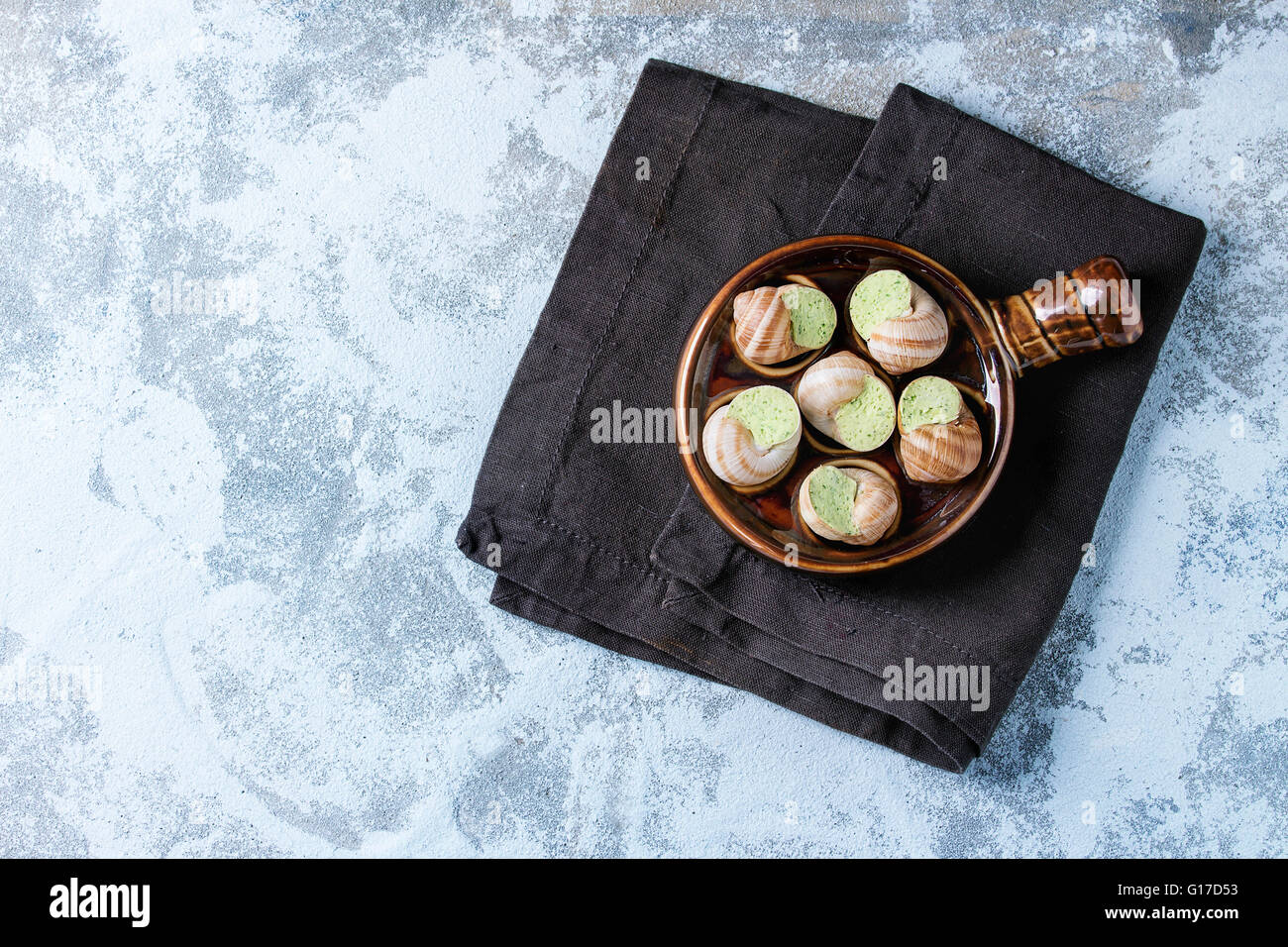 Uncooked Escargots de Bourgogne - Snails with herbs butter, gourmet ...