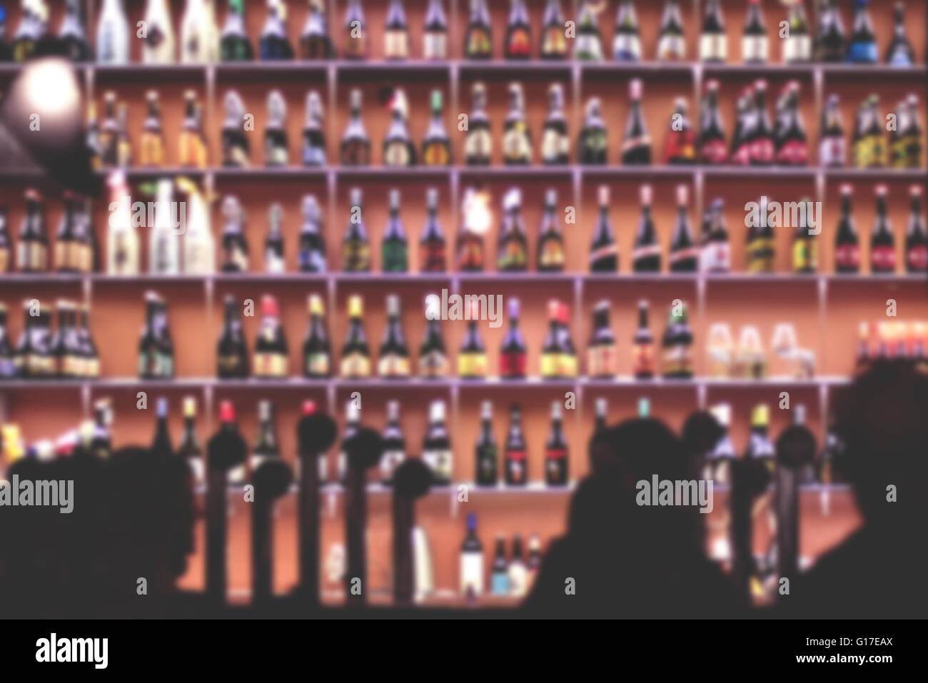 Blurred Beer House background (interior Stock Photo - Alamy