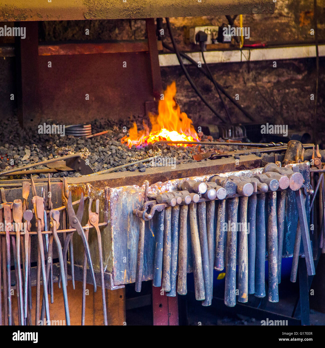 Blacksmith at work blacksmith at work hi-res stock photography and ...