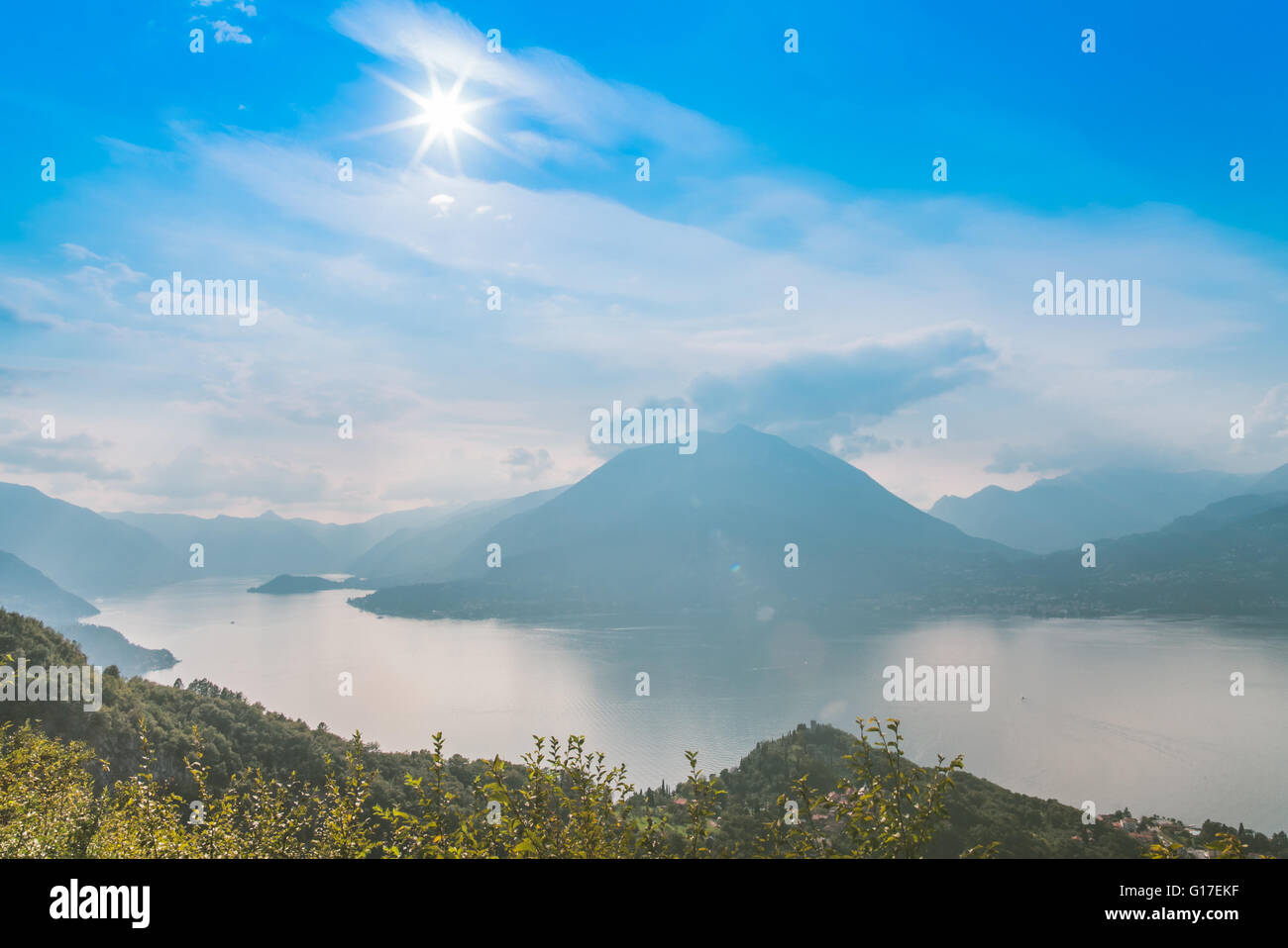 Mediterranean lake landscape hi-res stock photography and images - Alamy