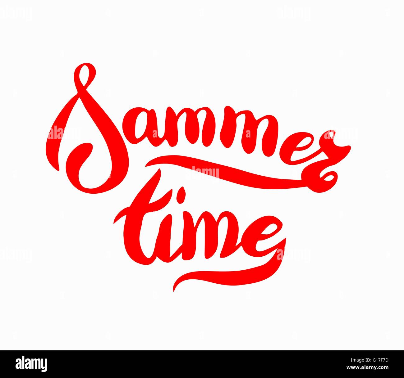 Summer sale lettering design Stock Vector Images - Alamy