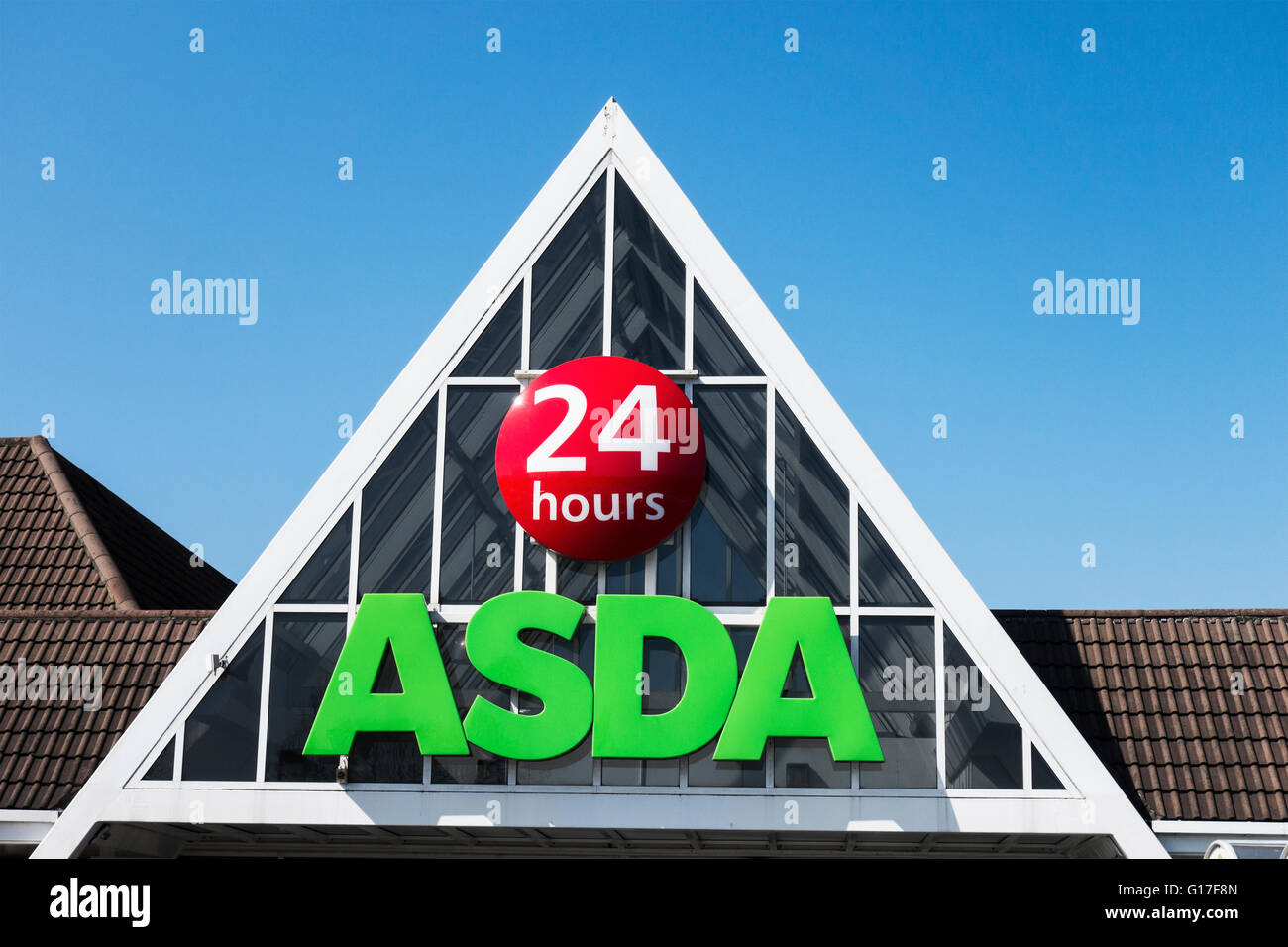 Asda store and 24 hour sign hi-res stock photography and images - Alamy