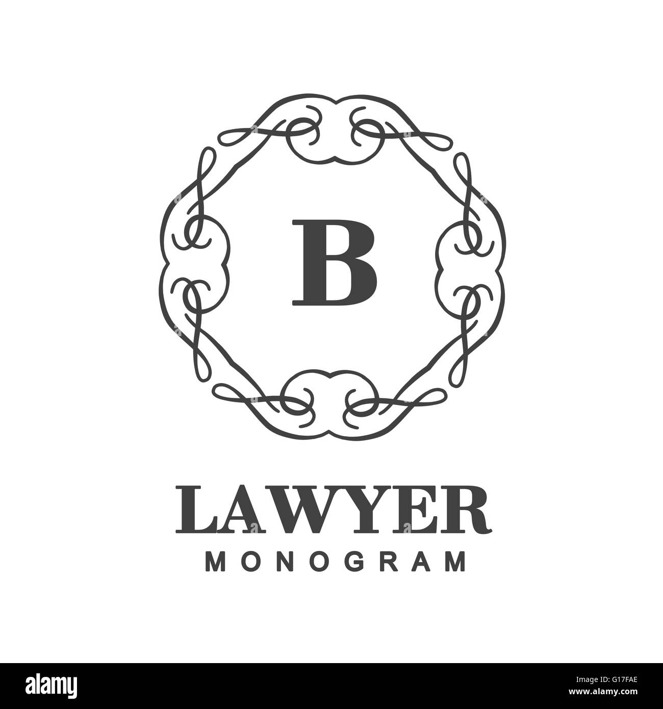 Set of monogram logo template Stock Vector Image & Art - Alamy
