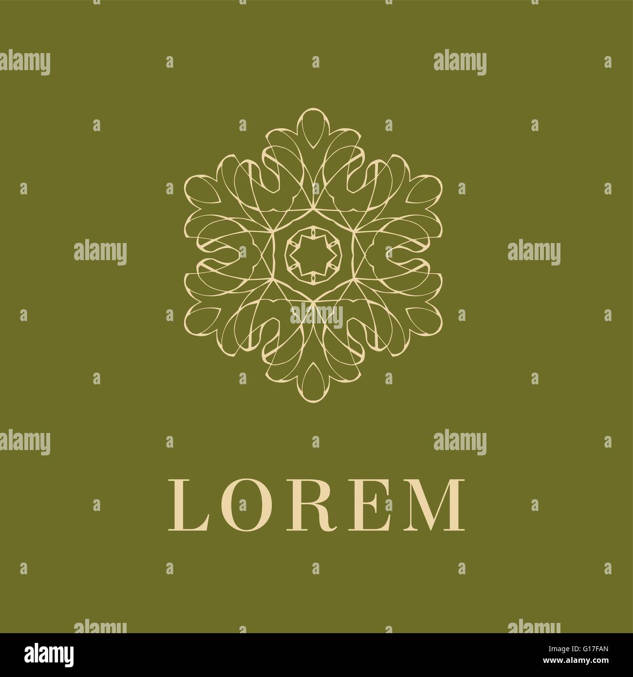Set of monogram logo template Stock Vector Image & Art - Alamy