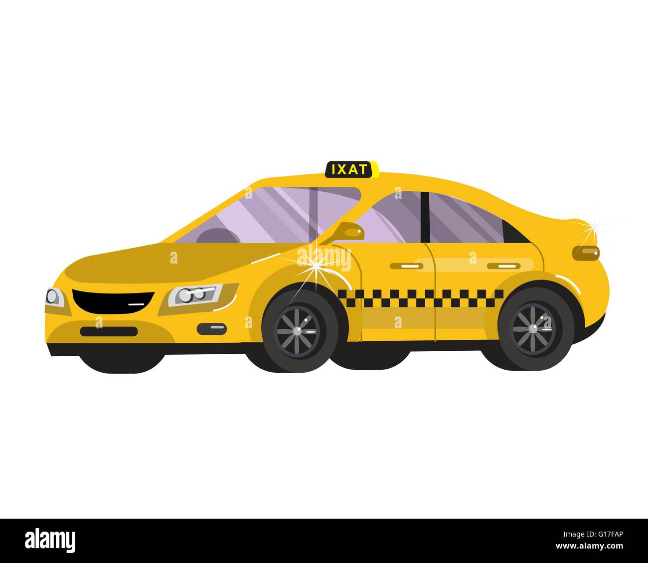 Flat road side illustration Stock Vector Images - Alamy