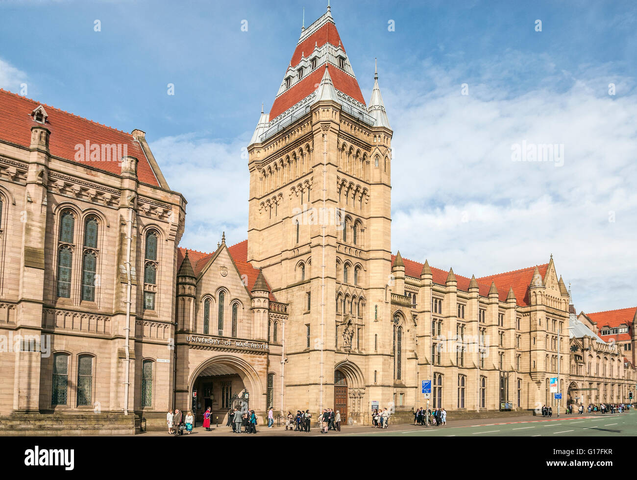 The Old Quadrangle Building of the University of Manchester, England ...
