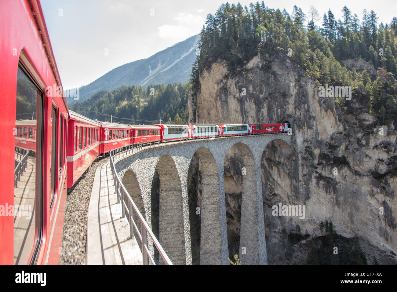 Glacier express switzerland bridge hi-res stock photography and images ...
