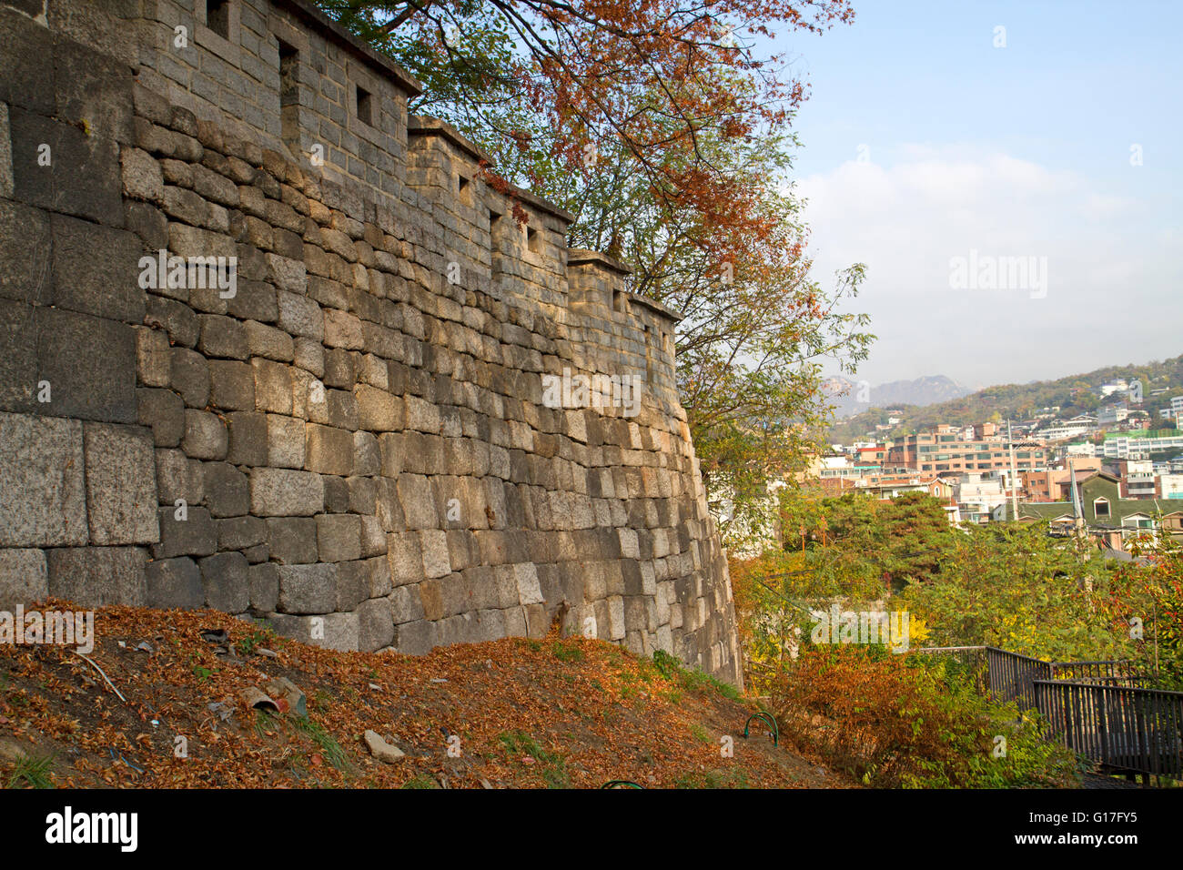 Seoul City Wall Stock Photo - Alamy