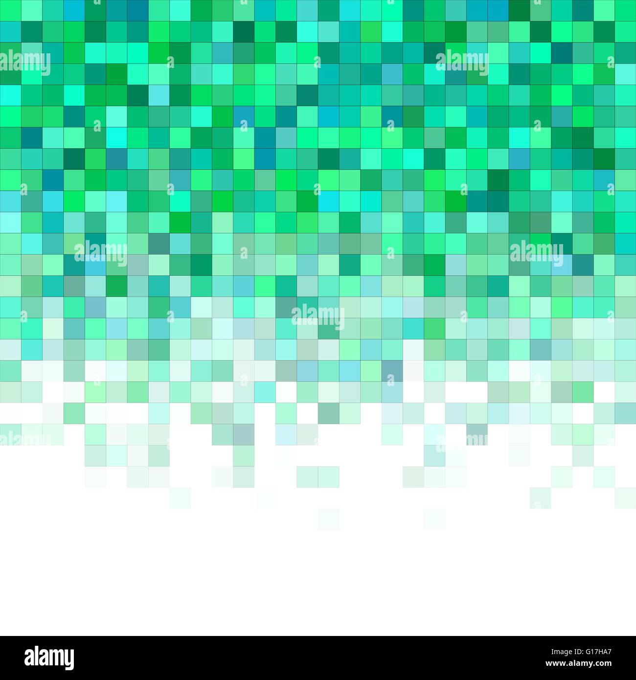 Green color square mosaic vector background Stock Vector Image & Art ...