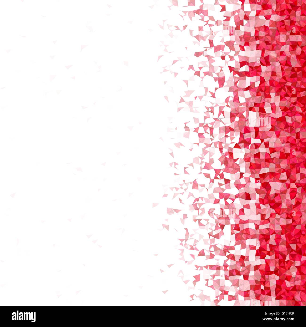 Red Irregular Triangle Mosaic Background Stock Vector Image And Art Alamy