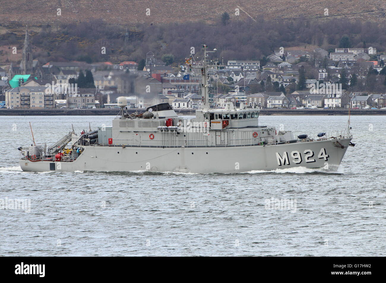 BNS Primula (M924), a Flower-class (Tripartite) minesweeper of the ...