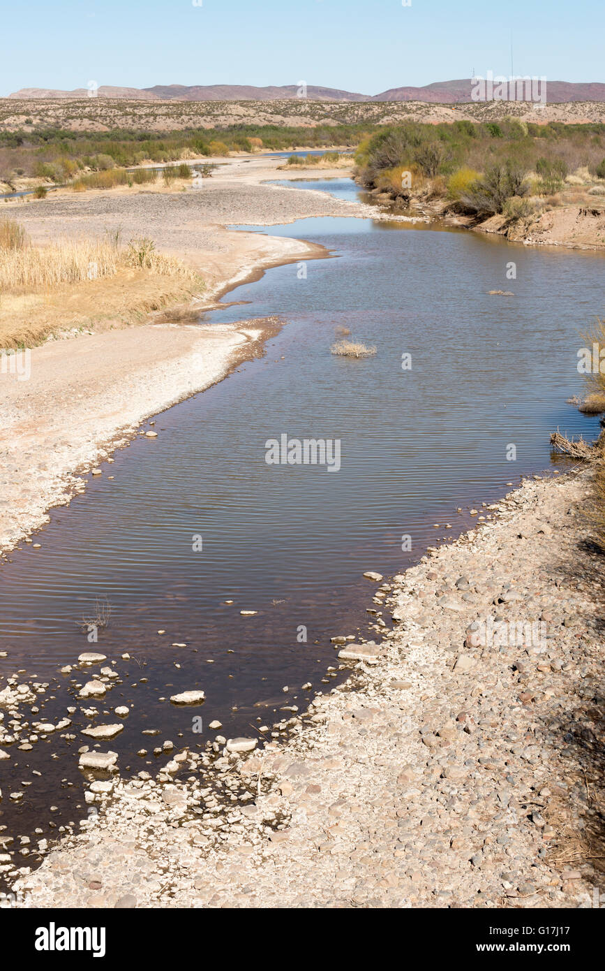 What's left of the Rio Grande River (downstream of dams and irrigation ...