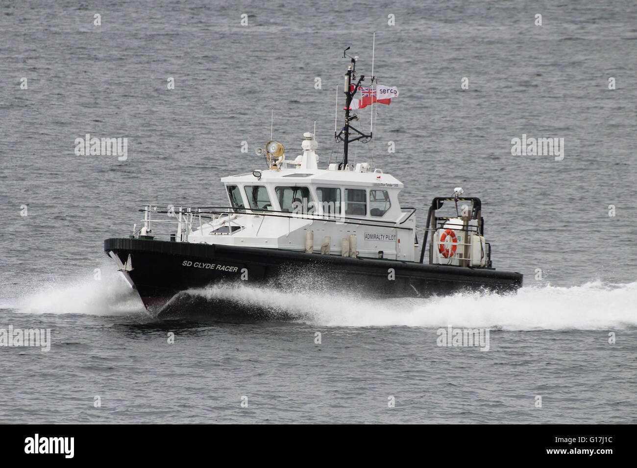 SD Clyde Racer, one of the Clyde-based Admiralty pilot boats, during ...