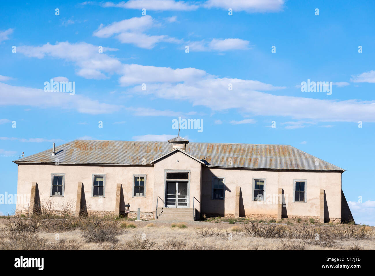 Old schoolhouse in Lake Valley, a historic ghost town in New Mexico ...