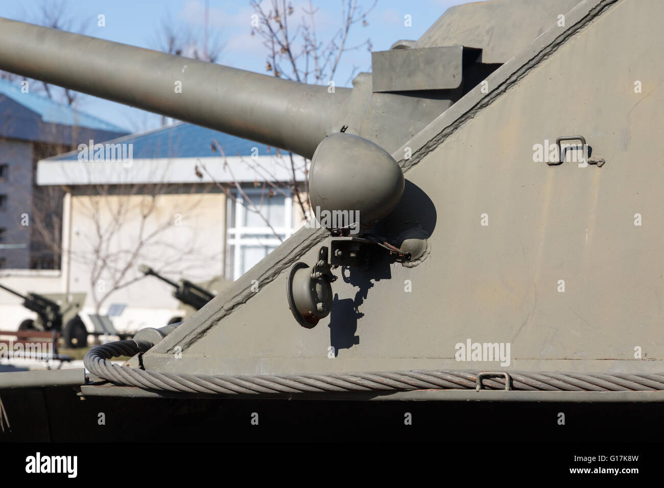 Green military armored tank Stock Photo - Alamy